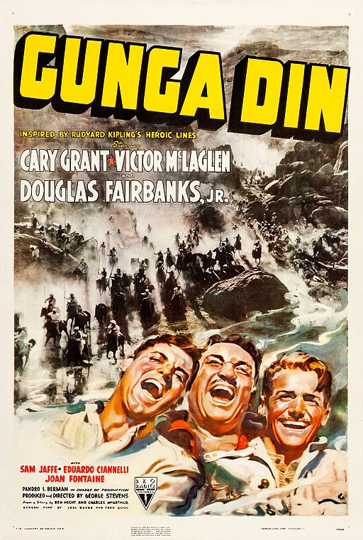 Gunga Din from 1939 - Full cast and summary - Director George Stevens