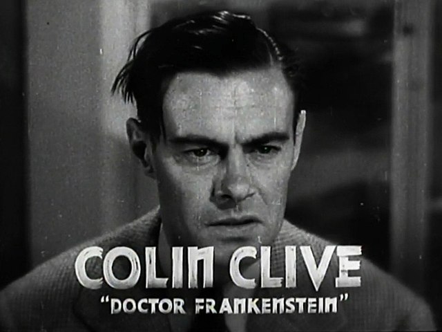 Biography of classic horror actor Colin Clive - All his movies