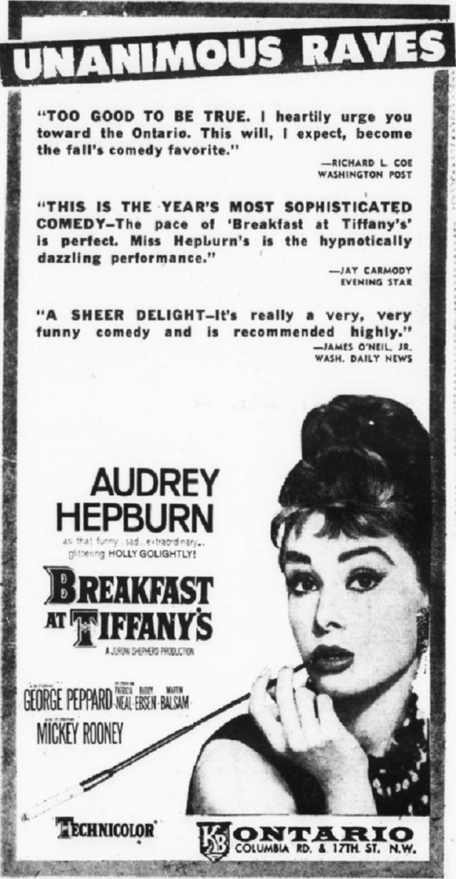 Breakfast at Tiffany's - 1961 - Summary, full cast, trailer